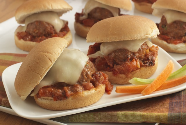 Baked Parmesan Meatball Sliders - LivingBetter50