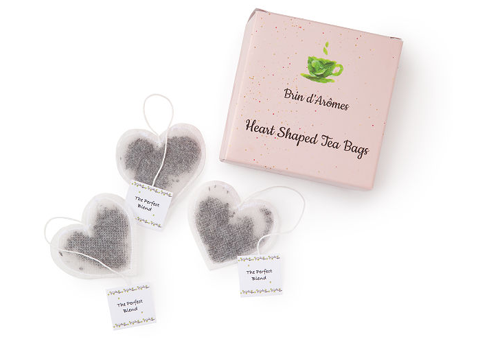 Heart shaped tea bags - LivingBetter50